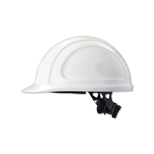 Honeywell North Zone N10 Ratchet Hard Hat, 4 Point, Front Brim, White ...