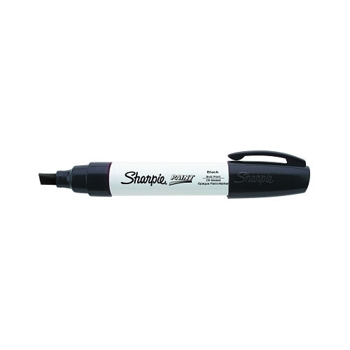 Sharpie® Oil Based Paint Marker, Black, Bold, Chisel (652-35564) 1 Pac ...