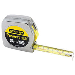 Stanley Bostitch® Powerlock® Tape Rules Wide Blade, 3/4 in x 5 m/16 ft ...