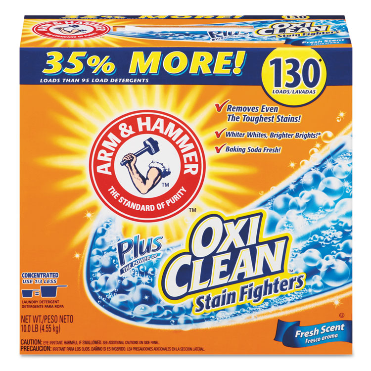 Arm & Hammer™ CDC3320000108 Power of OxiClean Powder Detergent, Fresh ...