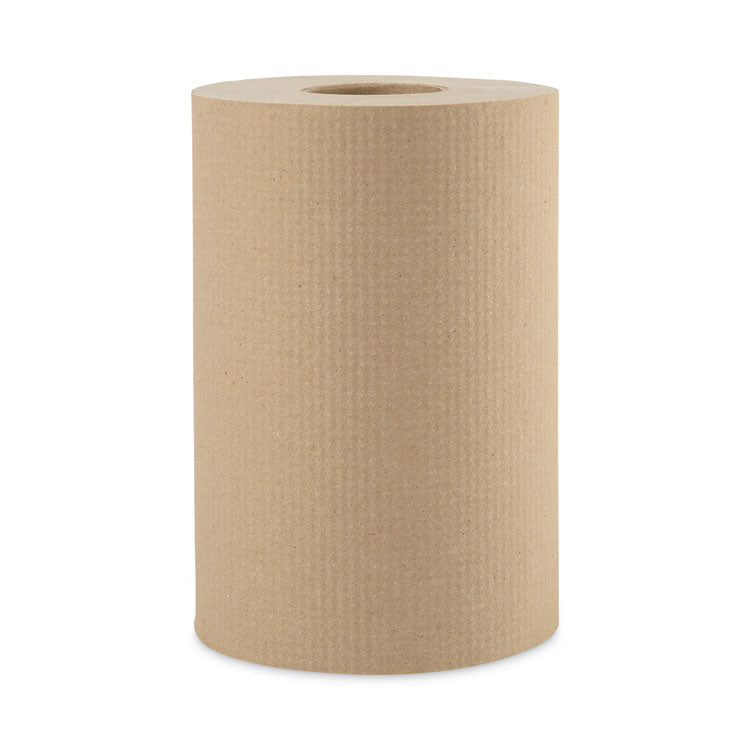 Boardwalk® BWK6252 Hardwound Paper Towels, 1-Ply, 8" x 350 ft, Natural ...