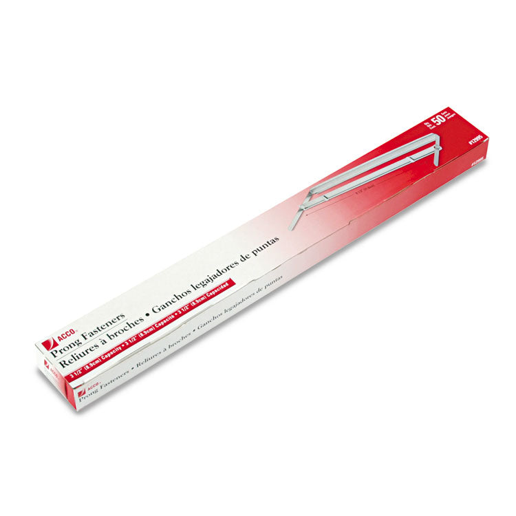 ACCO ACC12995 Standard Two-Piece Two-Prong Paper Fastener Base and ...